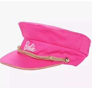 Hot Topic | Accessories | Barbie Pink Captain Hat Os | Poshmark